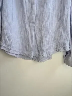 Free People | Tops | Free People Blouse Womens Pm Gauze V Neck Tunic ...